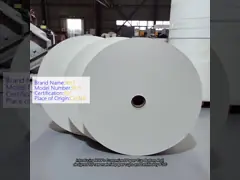 China bleached Pulp Single and Double Coated Paper Bottom Roll for Paper Cups Bowl Making with Free Sample for sale