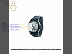 New Model Silicon Strap Watch with Quartz Movement and 30 Meters Water Resistance