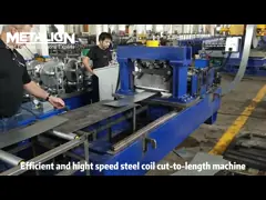 Narrow Coil Flying Cutting To Length Ctl Machine 1.5-2.5mm Material Thickness