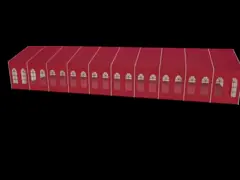 China OEM Aluminum Outdoor Wedding Canopy Tents 3-50m Width Flame Retardant Waterproof PVC Fabric for sale