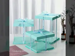 Customizable Paper Thickness Cake Packaging Boxes with CMYK/Pantone Printing and AI CDR Or PDF Design Requirement