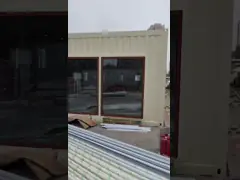 Pre Installed Electrical System Expandable 1 Story Container Homes With Aluminum Sliding Window