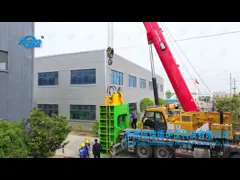 China Hydraulic Gantry Shear Machine 63-500 Ton Capacity for Scrap Metal Recycling with 600-1800mm Knife Edge for sale