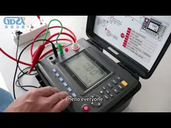 China ZX2677E Portable 10KV Digital Insulation Resistance Tester Shockproof With LCD Display for sale