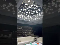 China Beautiful Crystal Villa Rotating Staircase Pendant Light Modern Simple Hotel Living Room Duplex Chandelier Led Stair Light for sale