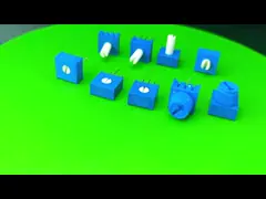 중국 3386시리즈 단일 회전 전력 측정기 10k 오름 전압 500V를 견딜 수 있습니다 판매용