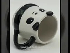 China Wholesale customized handmade cute animal 3d drinking cups tea coffee ceramic mug gift for sale