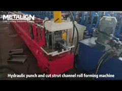 Roll Forming Line for Durable Solar Support Channels with Sta