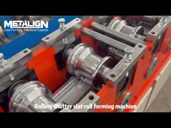 中国 電気デコイラー 精密ロールフォルマー メタル スラット 生産ライン 空間節約 販売のため