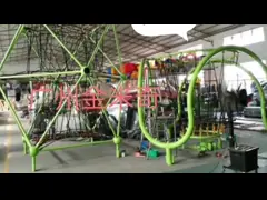 China Environmentally Rope Climbing Playground Equipment Customized Design Combination for sale