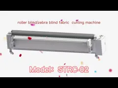 Cina STEC Macchina automatica per il taglio di tende a rullo a zebra antivento con arresto posteriore di misurazione in vendita