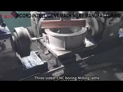 China Cast Iron Ventilation Valve Pump Pipe Fittings Processing Three-sided CNC Boring And Milling Machine for sale