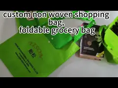 Customized Logo Brand Printing Non Woven Reusable Gift Bag Shopping Bags Retail Shopping