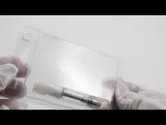 Customized smoke plastic vacuum packaging OEM vacuum paper card clamshell packaging