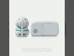 China 3.2 Inch No WiFi Baby Monitor with 360 Pan Tilt Camera and Night Vision for sale