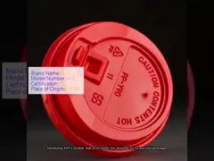 Durable, Leak-Proof Plastic Lids  for Hot and Cold Beverages