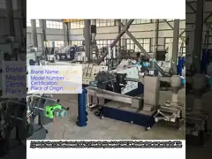 중국 맞춤형 granulator 기계 HDPE / PP 이중 단계의 폐기물 재활용 기계 판매용