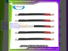 China Golf Cart Wiring Cables Kit with 4 Gauge 7 PC AC DC Wire Cart Battery Connection Cable for sale