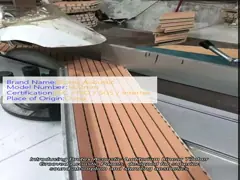 Auditorium Linear Timber Grooved Acoustic Panels Sound Absorption Building Material