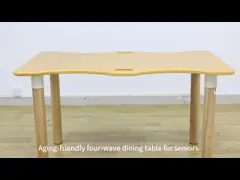 China Light Luxury Wooden Table Set Indoor Restaurant Comfortable Solid Wood Table And Chairs for sale