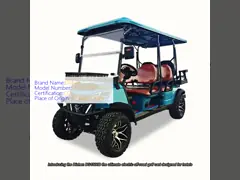 China Foreign trade supply Off-road golf cart Electric four-wheel sightseeing car Golf course Hotel Airport shuttle for sale