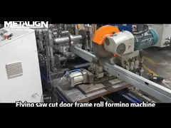 High Precision Roll Forming Machine for Complex Door Frame Profiles with Adaptable Punching and Adva