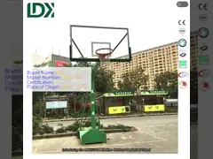 China Lifetime Outdoor Basketball Stand  Glass Backboard Basketball Hoop For Youth for sale