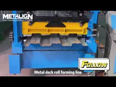China YX50-344-1000 Steel Deck Roll Forming Machine High Speed With Custom Embossing And Precision Cutting for sale
