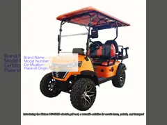 Processing custom golf cart Scenic electric sightseeing car Patrol electric golf cart