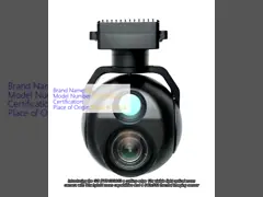 10x visible light Optical zoom camera 2-Axis Stabilized IP Output Gimbal