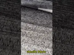 100%polyester Woven Chenille Fabric Hot Sale 2 Color Tone Yarn Dyed Home Textile Fabric for Sofa