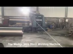China Flat Filter Stainless Steel Wedge Wire Mesh For Vibrating Sieve Rectangle Hole for sale