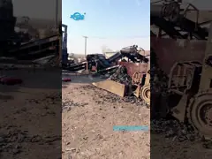 Scrap iron shredder, scrap steel shredder, waste metal crusher, metal sorting machine