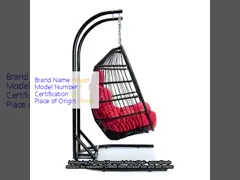 Garden Set Hammock Swing Chair with Port Of Loading Qingdao Mail Packing N