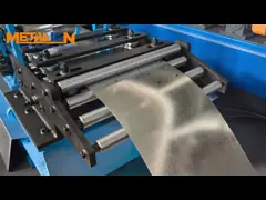 China Metal Fan Blade Roll Forming Machine With Laser Welding And Servo Feed System for sale