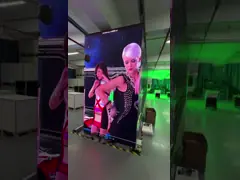 비디오 월 HD 실내 LED 디스플레이 P1.95 전면 유지보수 초 얇은 가벼운 무게 7kg/PC