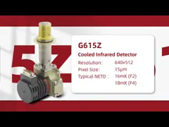 G615Z Cooled MWIR Detector 15μm With 640x512 Pixels MCT Sensitive Material