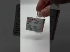 Digital Printing Method Glass Vial Labels With Permanent Adhesive And Vials