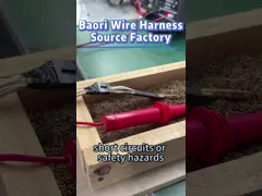 China 550*32mm Wire Harness Assembly Custom Wire Harness With Flexible Design for sale