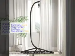 Black wirecutter Hammock Stand Sturdy Easy to Assemble and Includes Instructions