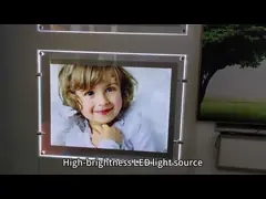 OEM Ultra-Thin Hanging Acrylic Crystal LED Advertising Light Box