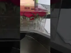 China Home Organization Flower Rose Acrylic Storage Box Easy Clean Customized Thickness for sale