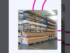 China Q235 Double Sided Cantilever Rack , Cantilever Pipe Storage Racks 2000KG Capacity for sale