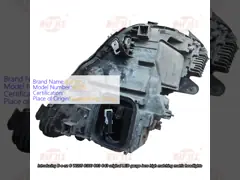 China Aftermarket LED 2nd Hand Headlights Assembly for B-E-Nz C W205 C300 C63 C43 for sale