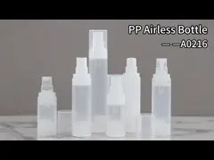 A0216 Glossy Matte PP Airless Bottle With Lotion and Spray Pump