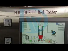 SUS304 Material Industrial Fluid Bed Dryer Explosion Resistance 50 / 60Hz