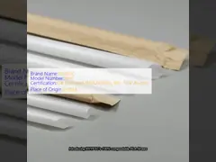 100% compostability Planet-friendly PLA Straws for Safe Drinking