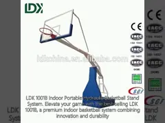 Best Selling Indoor Portable Hydraulic Basketball Stand Durable And Rust Proof