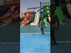 China Long Lasting Outside Water Slides Kamikaze Water Slide With Customized Colors for sale