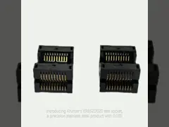 China 0.005 Accurancy KR-652-D020 Test Socket OEM Custom Stainless Steel Precision 4/5axis CNC Machining Service for sale